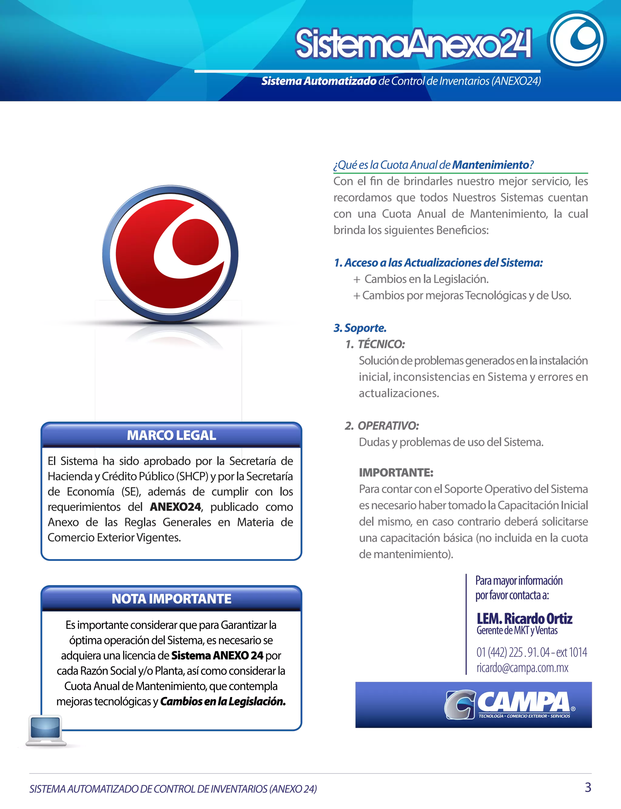 Sistema ANEXO24 | PDF