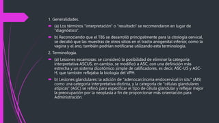 Sistema Bethesda para informar citología cervical.pptx