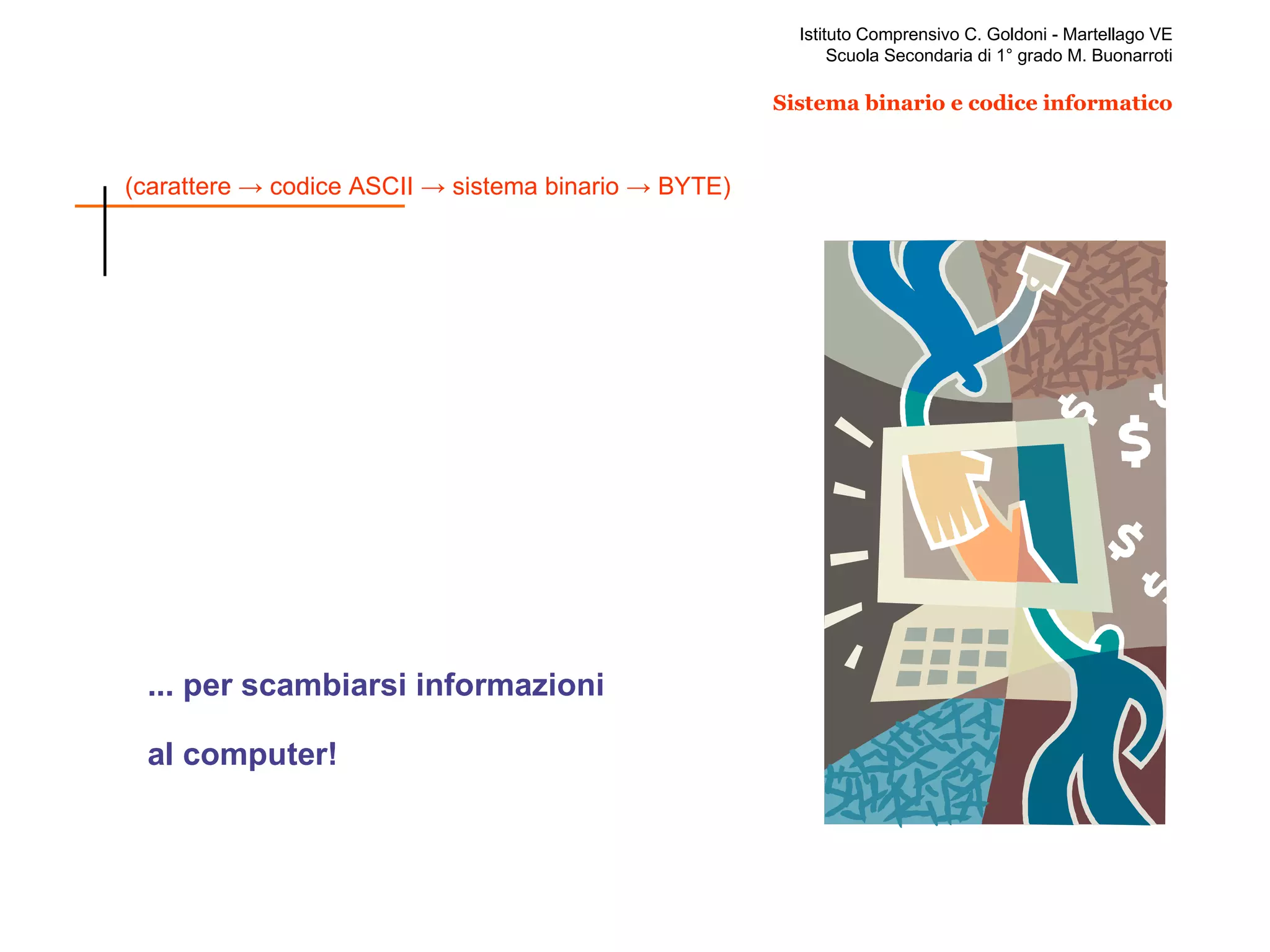 Sistema Binario E Codice Informatico | PPT