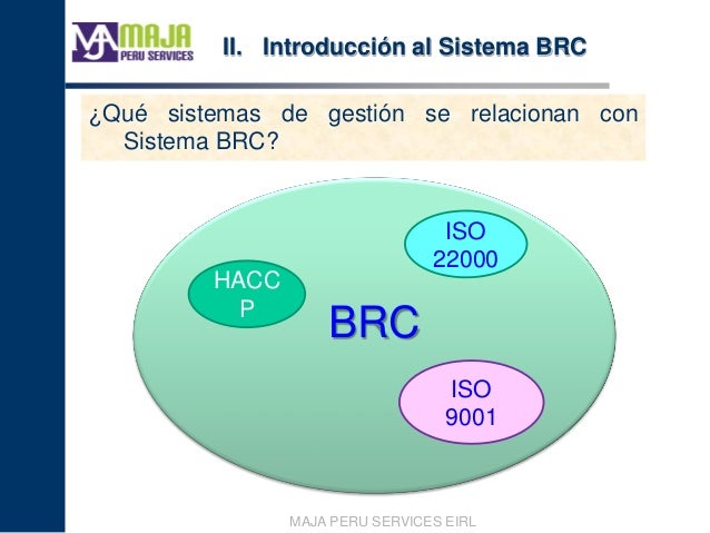 Pedro Espino recomienda:Sistema BRC y seguridad alimentaria