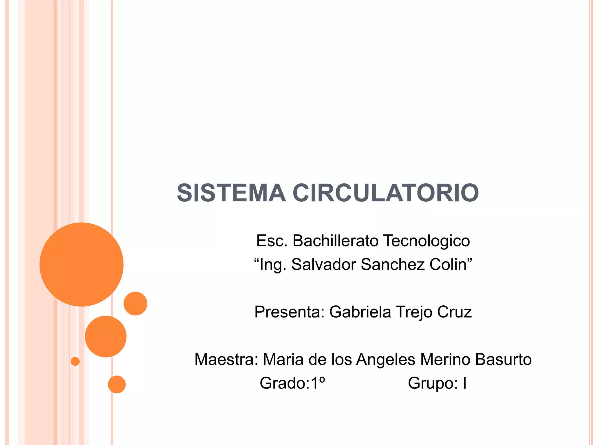 Sistema circulatorio | PPT