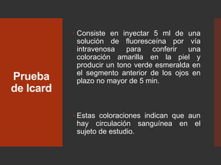 Sistema circulatorio y pruebas forenses | PPTX