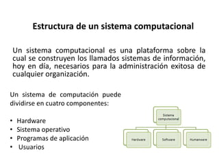 Sistema computacional (arquitecturas y memorias) | PDF