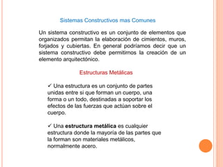 Sistema constructivo | PPTX | Civil Engineering Industry | Industries