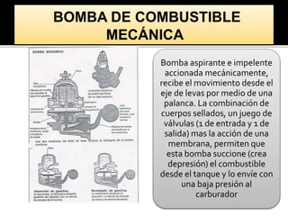 Sistema de alimentacion del Vehiculo | PPTX