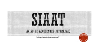 Aviso de Accidentes STPS SIAAT | PDF