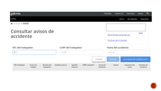 Aviso de Accidentes STPS SIAAT | PDF