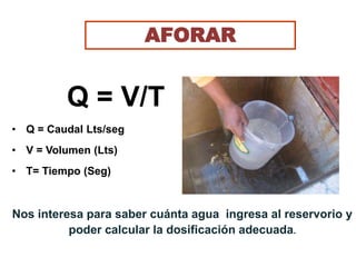 SISTEMA DE CLORACIÓN - PARA SISTEMA DE AGUA POTABLE VIVIENDA.pptx