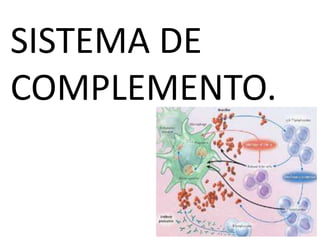Sistema de complemento | PPTX