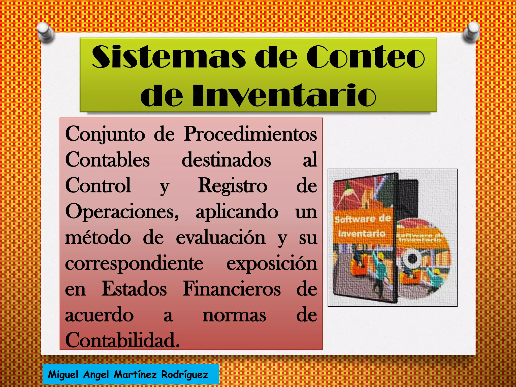 Sistema de Conteo de Inventarios | PPT