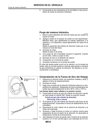 Sistema de dirección Nissan Sentra | PDF