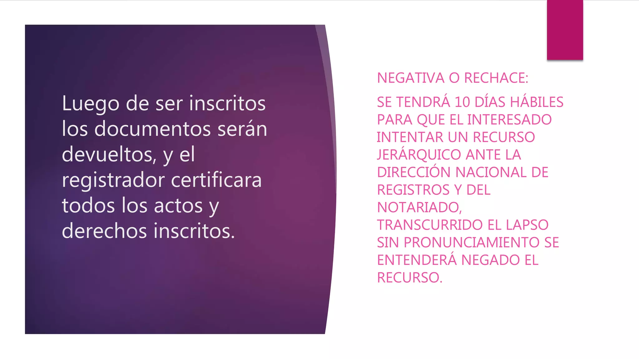 Sistema de folio real derecho registral | PPTX