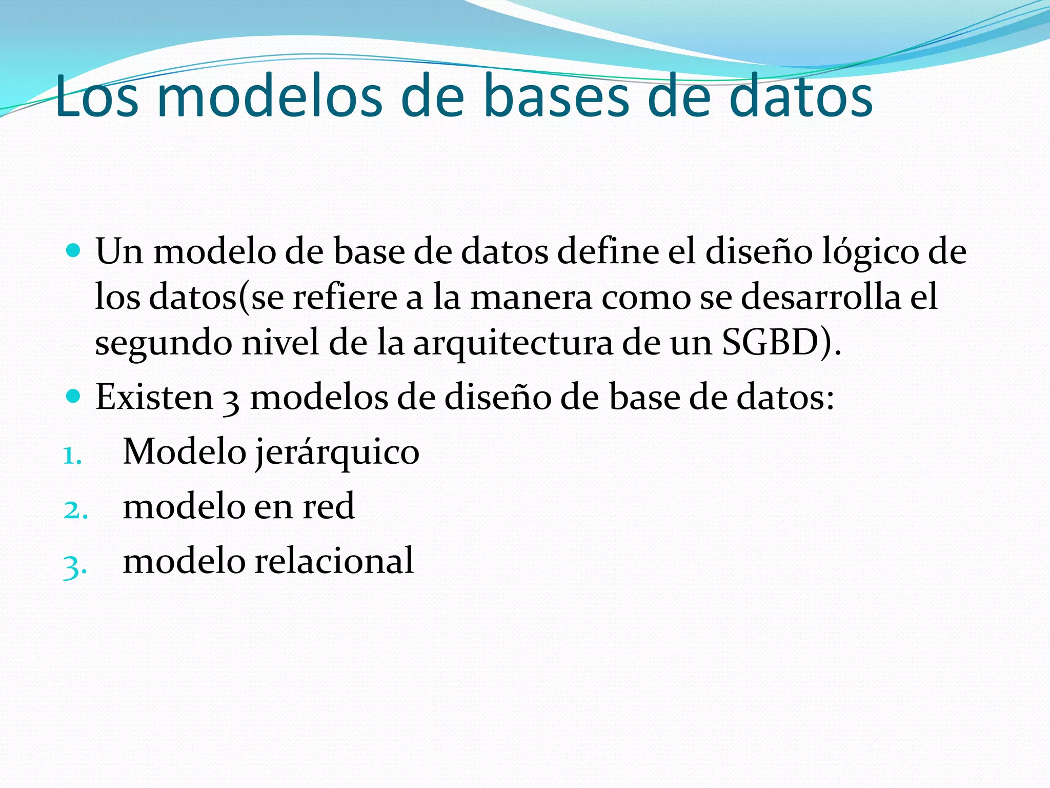 Clase 02 - Sistema de gestión de base de datos ii parte | PPTX ...