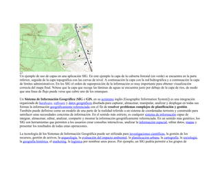 Sistema de información geográfica | DOC