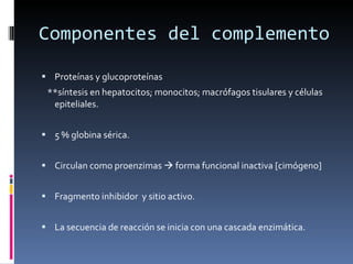 Sistema del complemento | PPT
