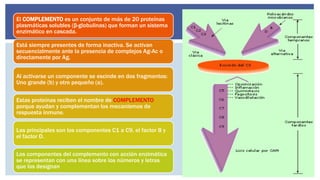 Sistema del complemento | PPTX