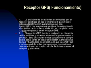 Sistema de posicionamiento global | PPT