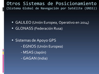 Sistema de posicionamiento global (gps) 2003 | PPT