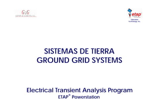 ETAP - Sistema de tierra (ground grid sistems) | PDF