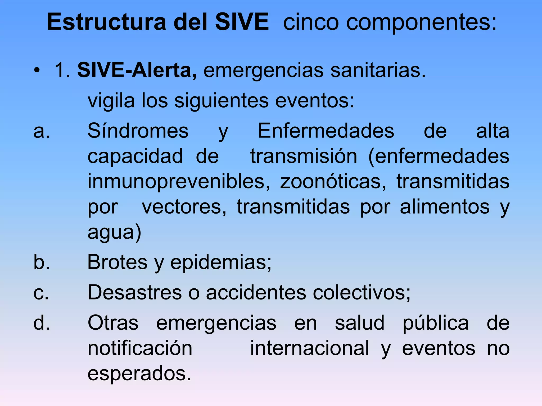 Sistema de vigilancia epidemiologica | PPTX