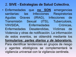 Sistema de vigilancia epidemiologica | PPTX