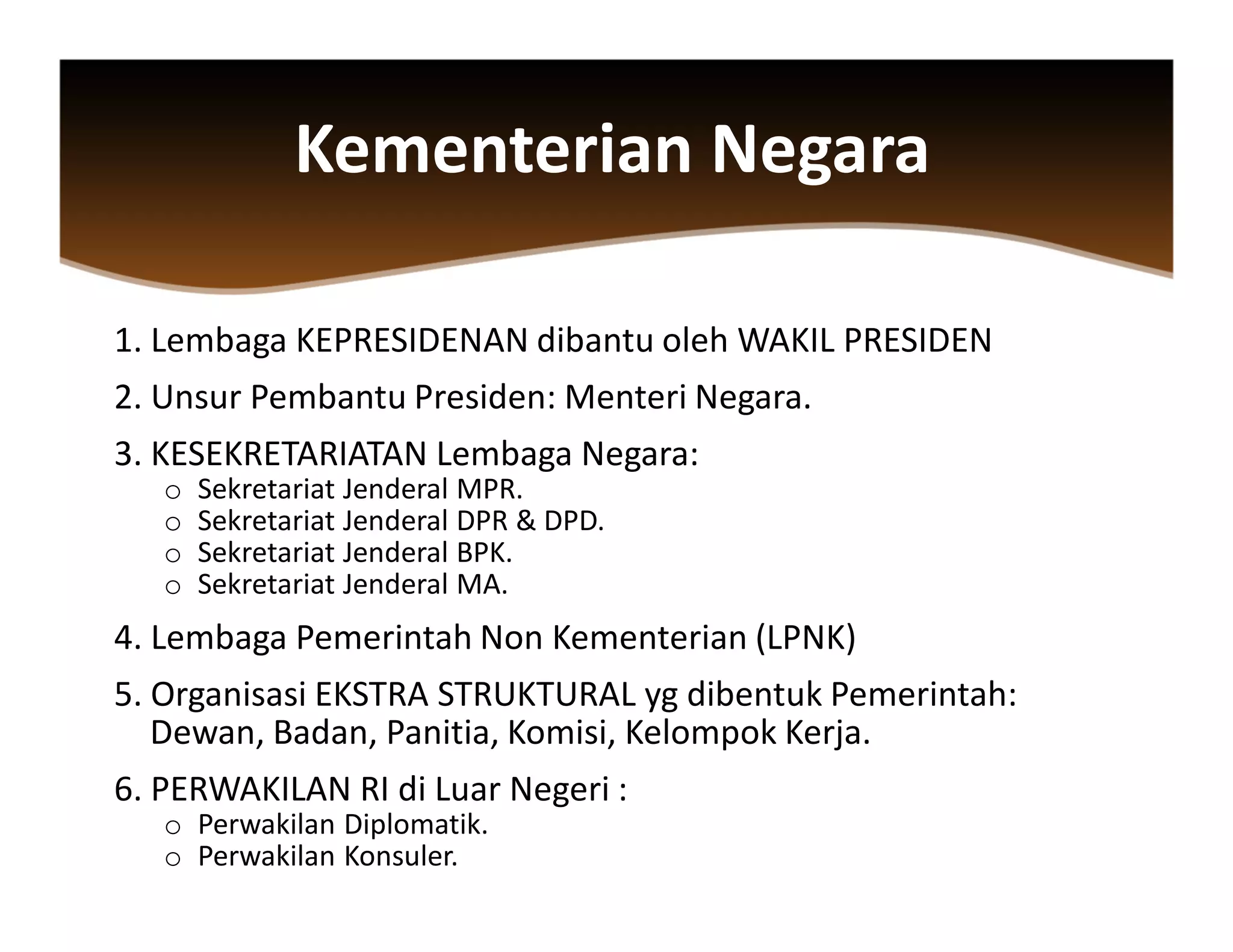 Sistem Administrasi Negara RI | PDF
