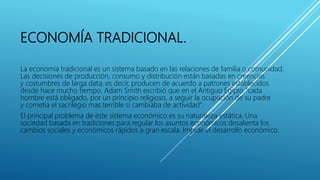 Sistema economico | PPTX