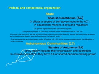 EDUCATIONAL SPANISH SYSTEM | PPT