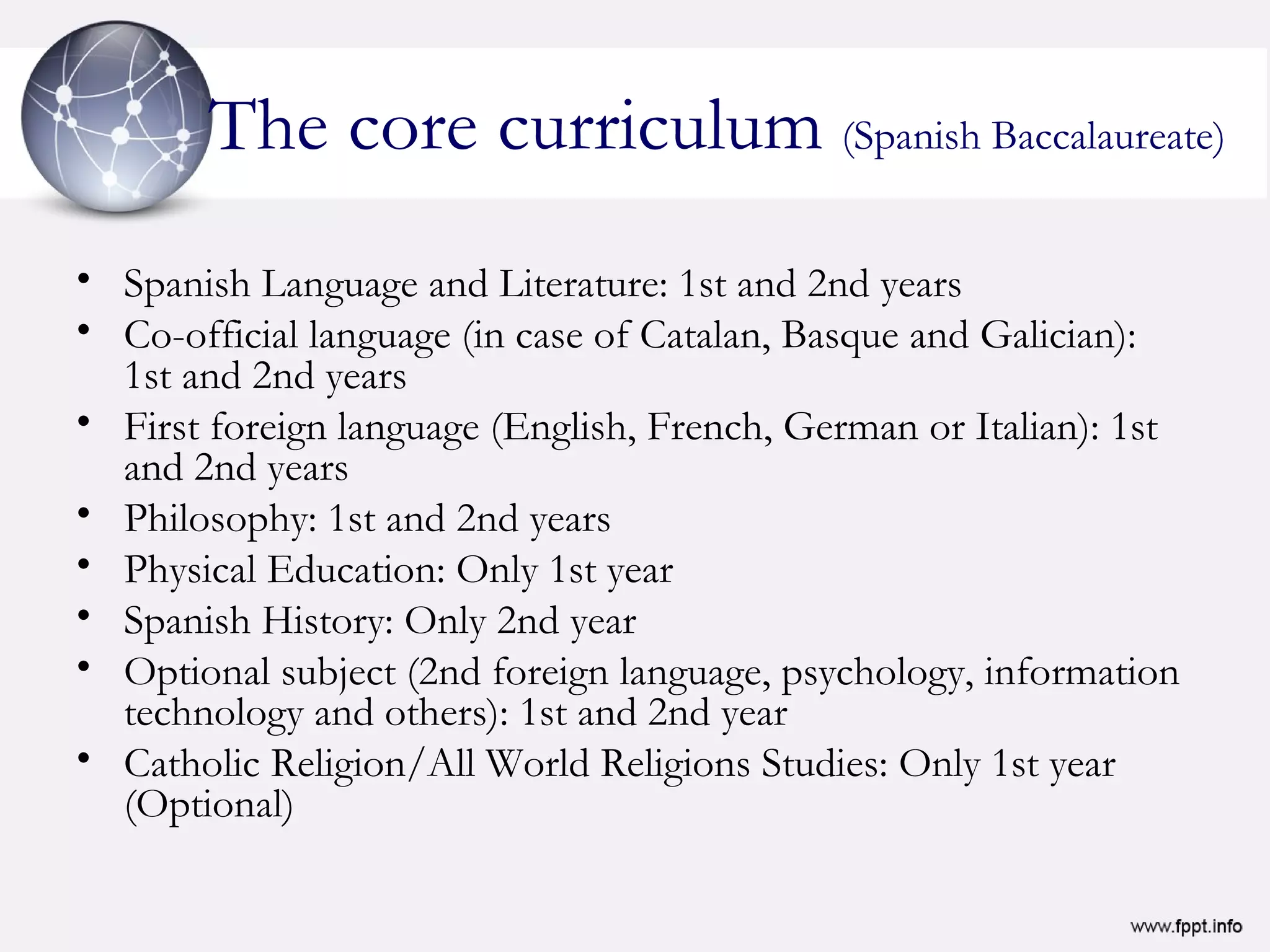 Sistema educativo español | PPT