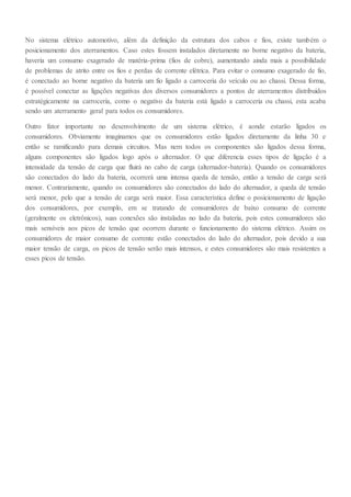 Sistema elétrico automotivo | DOCX