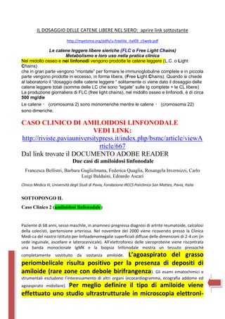 AMILOIDOSI: Sistema endocrino | PDF