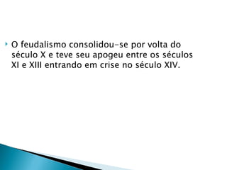 Sistema feudal | PPT