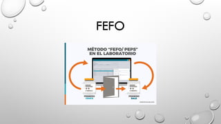SISTEMA FIFO Y FEFO EN ALMACEN LABORATORIO .pptx