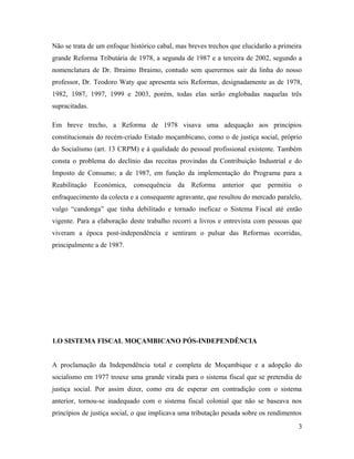 Sistema fiscal em mocambique | DOC