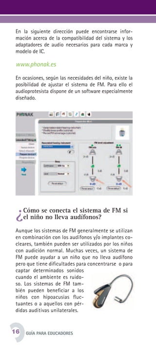 Sistema fm en el aula | PDF
