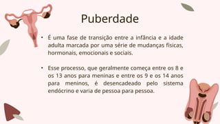 sistema genital e puberdade - 1 ano ensino médio | PPTX