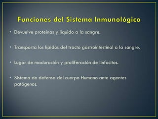 Función Del Sistema Inmunológico