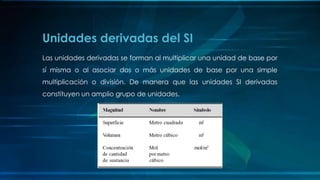 Sistema internacional de unidades si | PPTX
