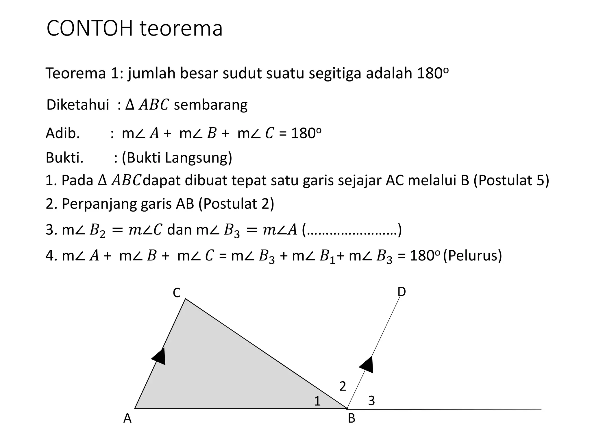 Sistem aksiomatik geometri | PPTX