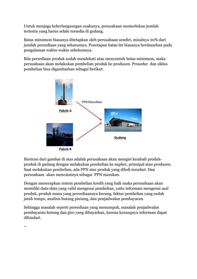 Sistem Akuntansi Pembelian Kredit pada Perusahaan Distribusi Minuman Ringan | PDF
