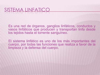Sistema Linfatico | PPTX