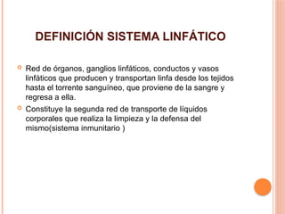 sistema linfatico..anatomia y salud.pptimpor | PPTX