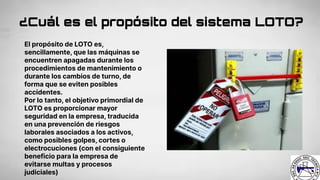 SISTEMA LOTO (bloqueo-etiquetado) | PDF