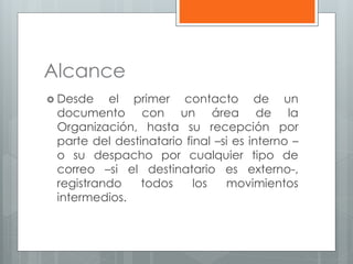 Sistema de Trazabilidad de Documentación | PPTX