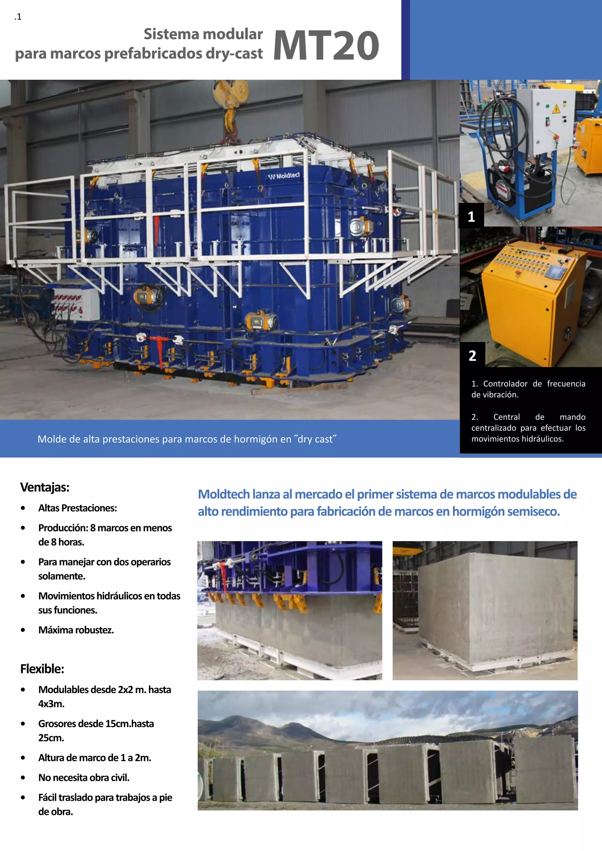 Sistema modular MT20 para marcos prefabricados dry-cast | PDF