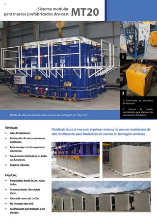 Sistema modular MT20 para marcos prefabricados dry-cast | PDF