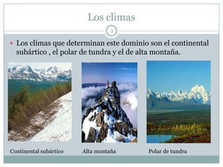 Sistema morfoclimático periglaciar | PPTX