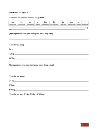 Sistema métrico decimal | PDF