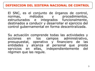 Sistema nacional de control jzr (acceso libre)2 | PPSX