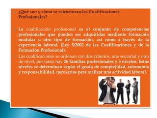 Sistema nacional de cualificaciones profesionales | PPTX